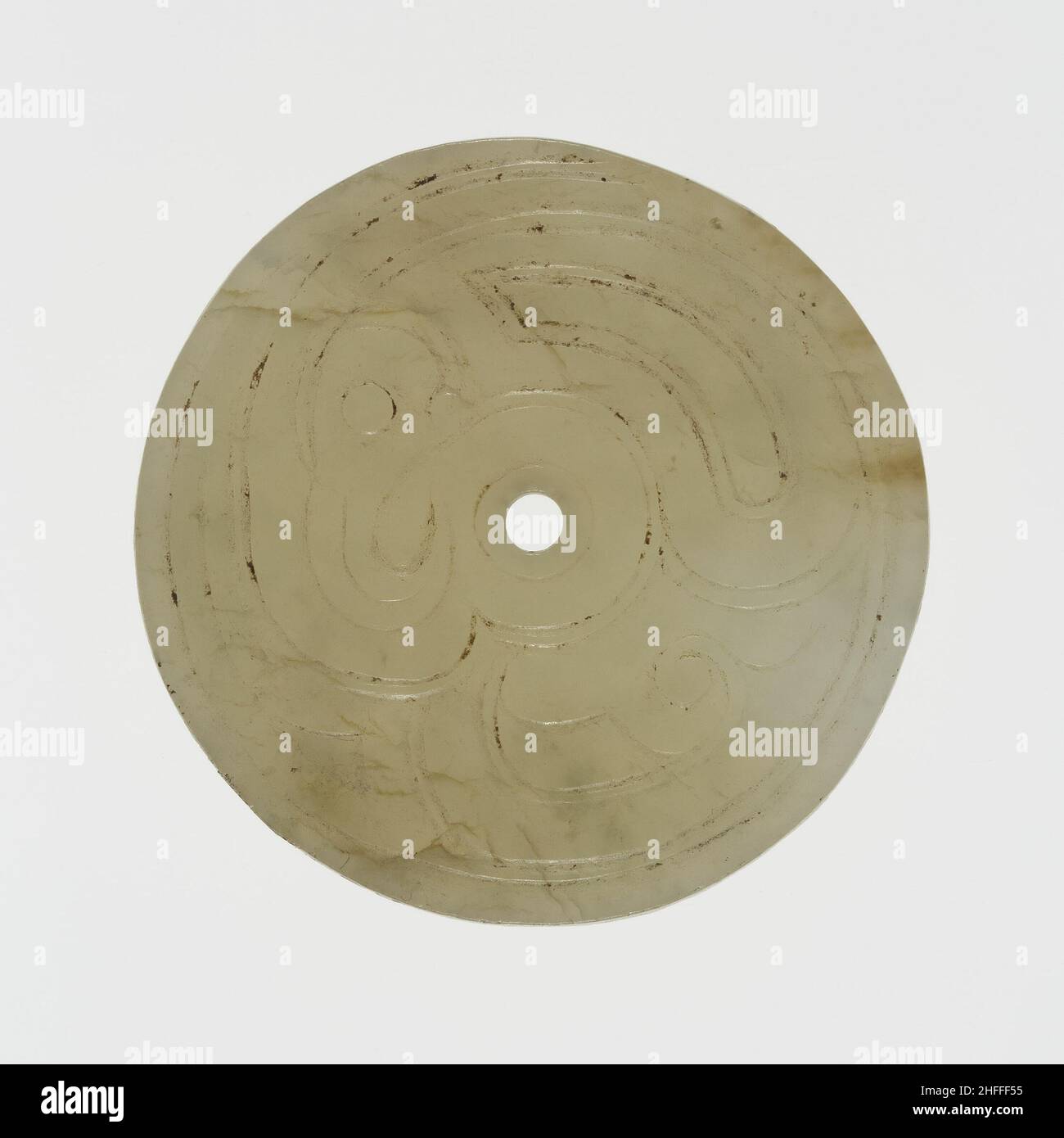 Pendant Disc, Western Zhou period, 10th/9th century B.C Stock Photo - Alamy