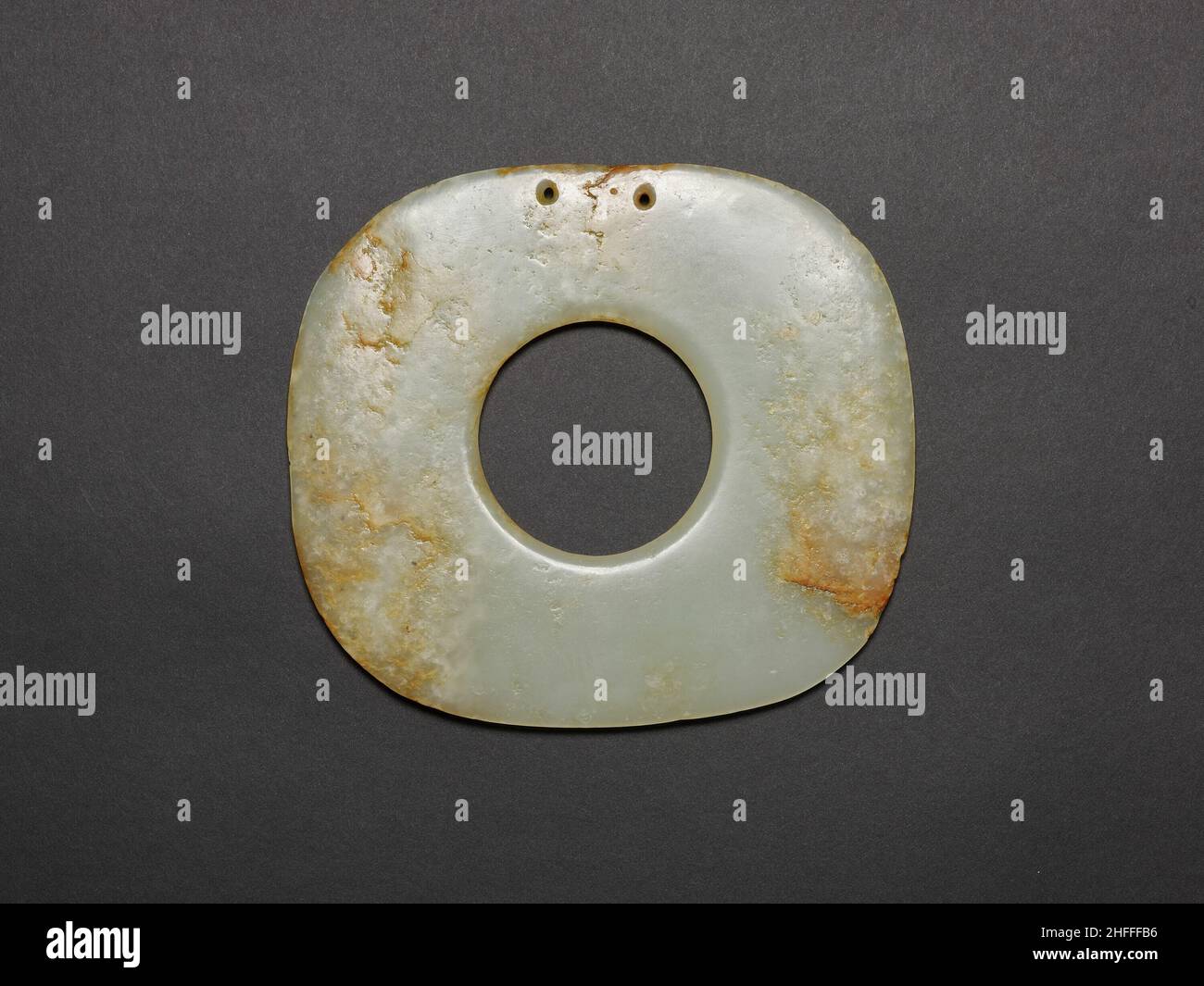 Squarish Disk with Rounded Corners, Neolithic period, Hongshan culture ...