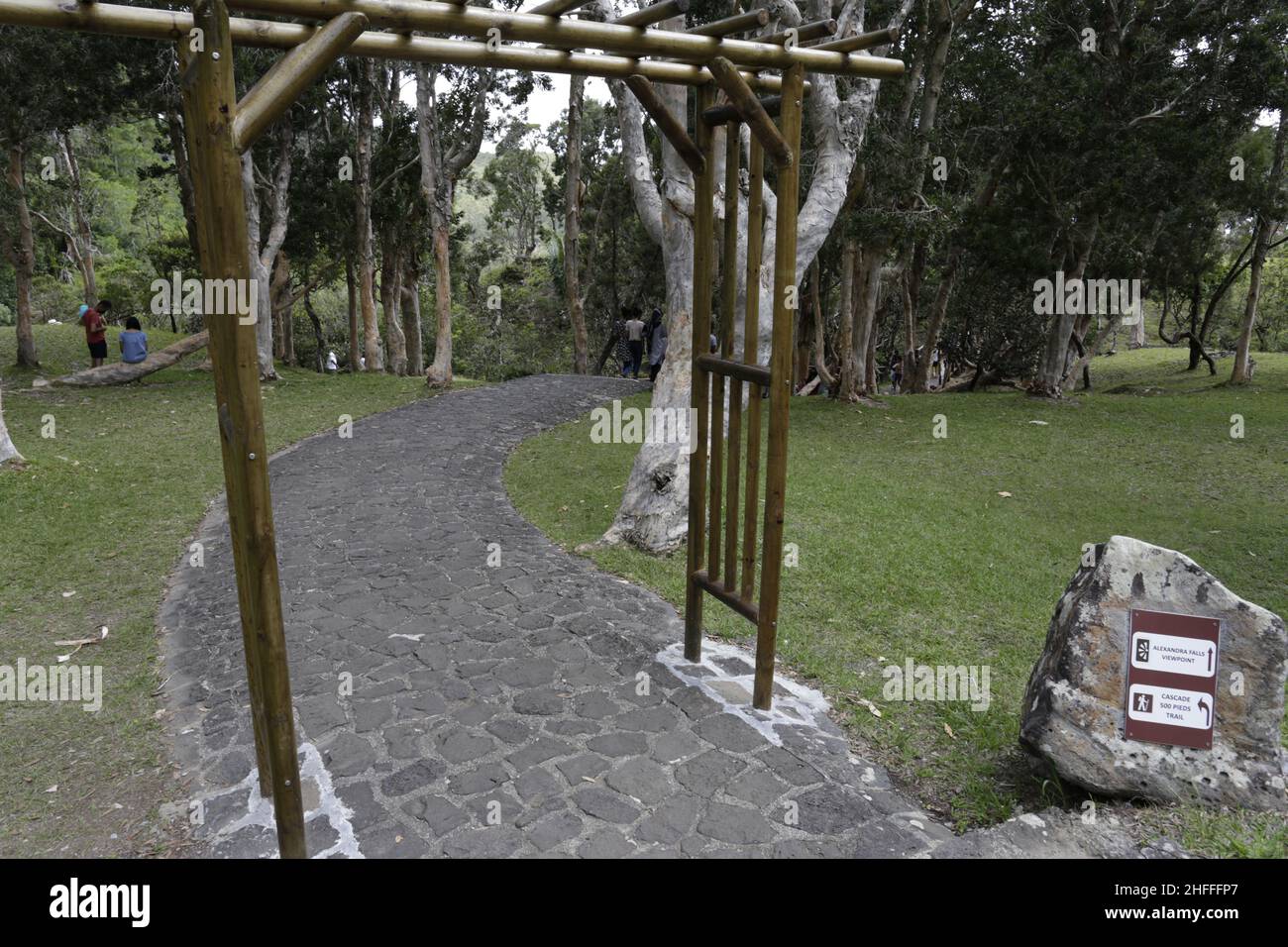 Alexandra Falls View Point Stock Photo - Alamy