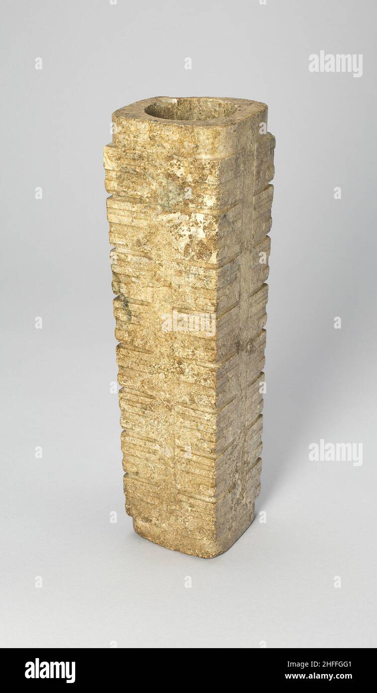 Cong, Neolithic period ( ca. 8000-2000 BC), Liangzhu Culture, ca. 3000 ...