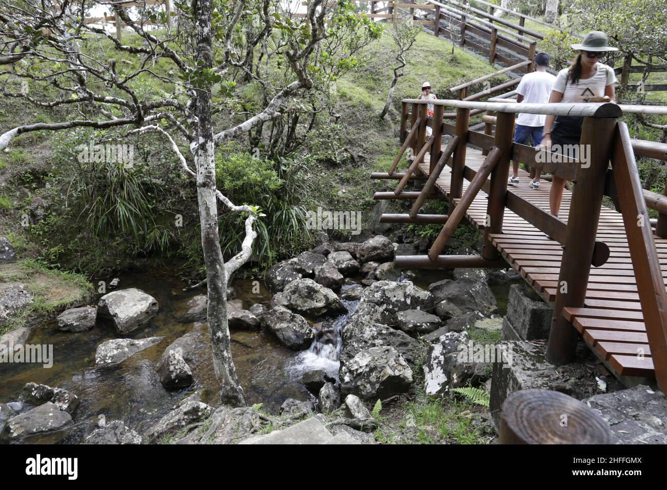 Alexandra Falls View Point Stock Photo - Alamy