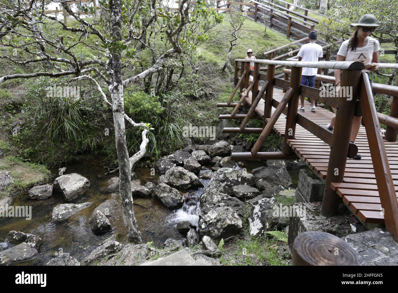 Alexandra Falls View Point Stock Photo - Alamy