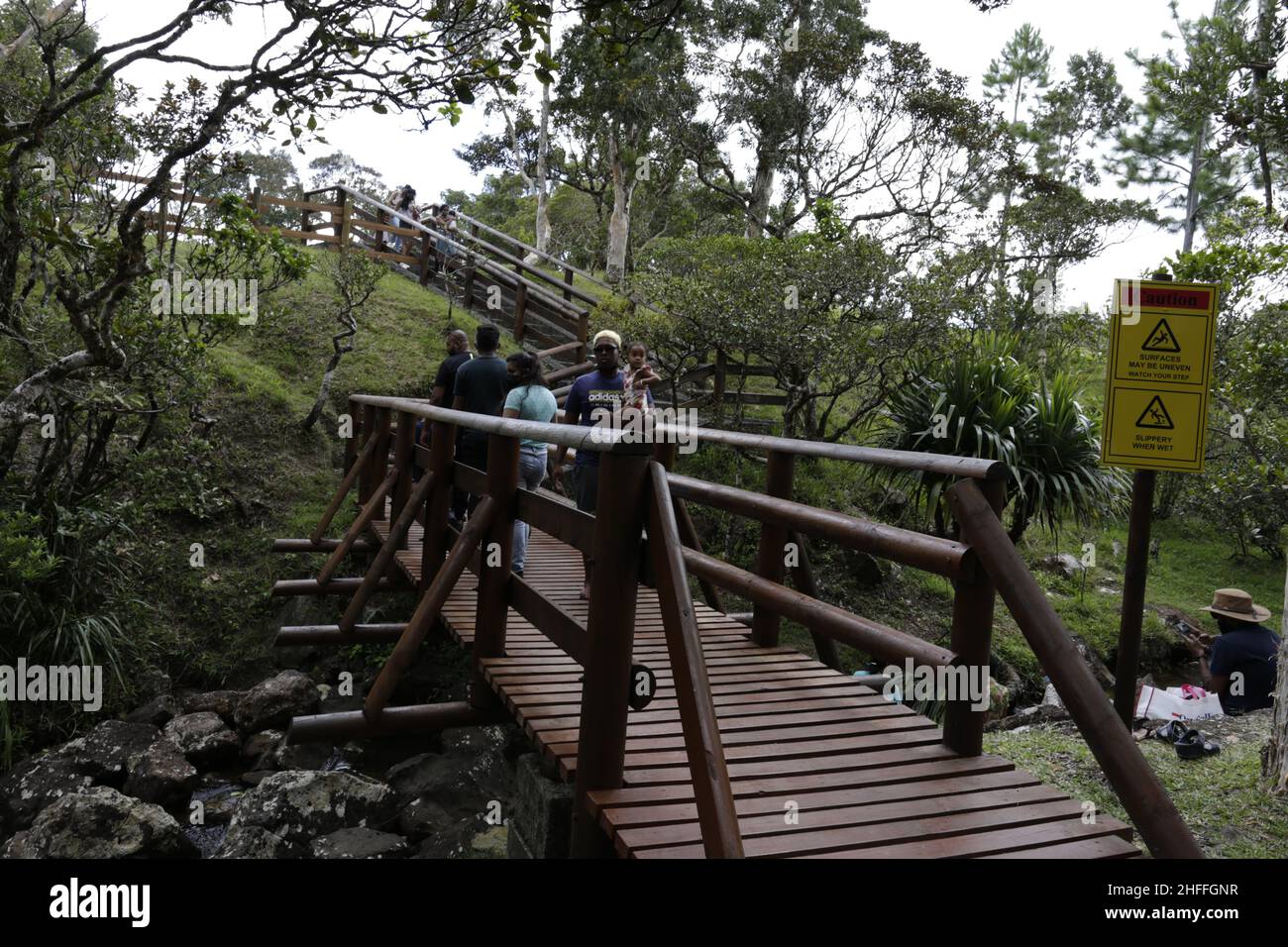 Alexandra Falls View Point Stock Photo - Alamy