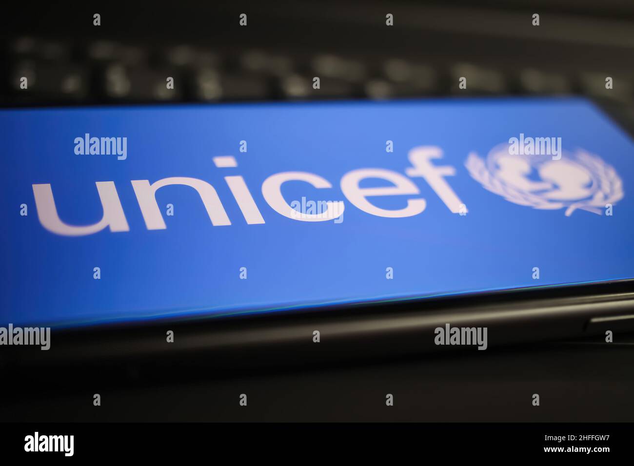 Unicef logo hi-res stock photography and images - Alamy