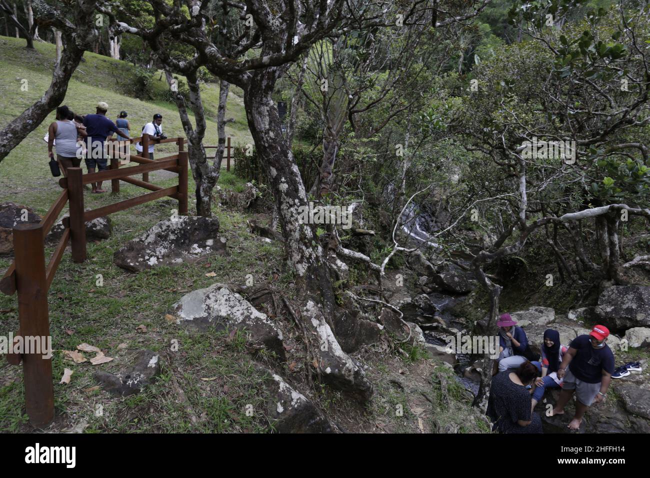 Alexandra Falls View Point Stock Photo - Alamy