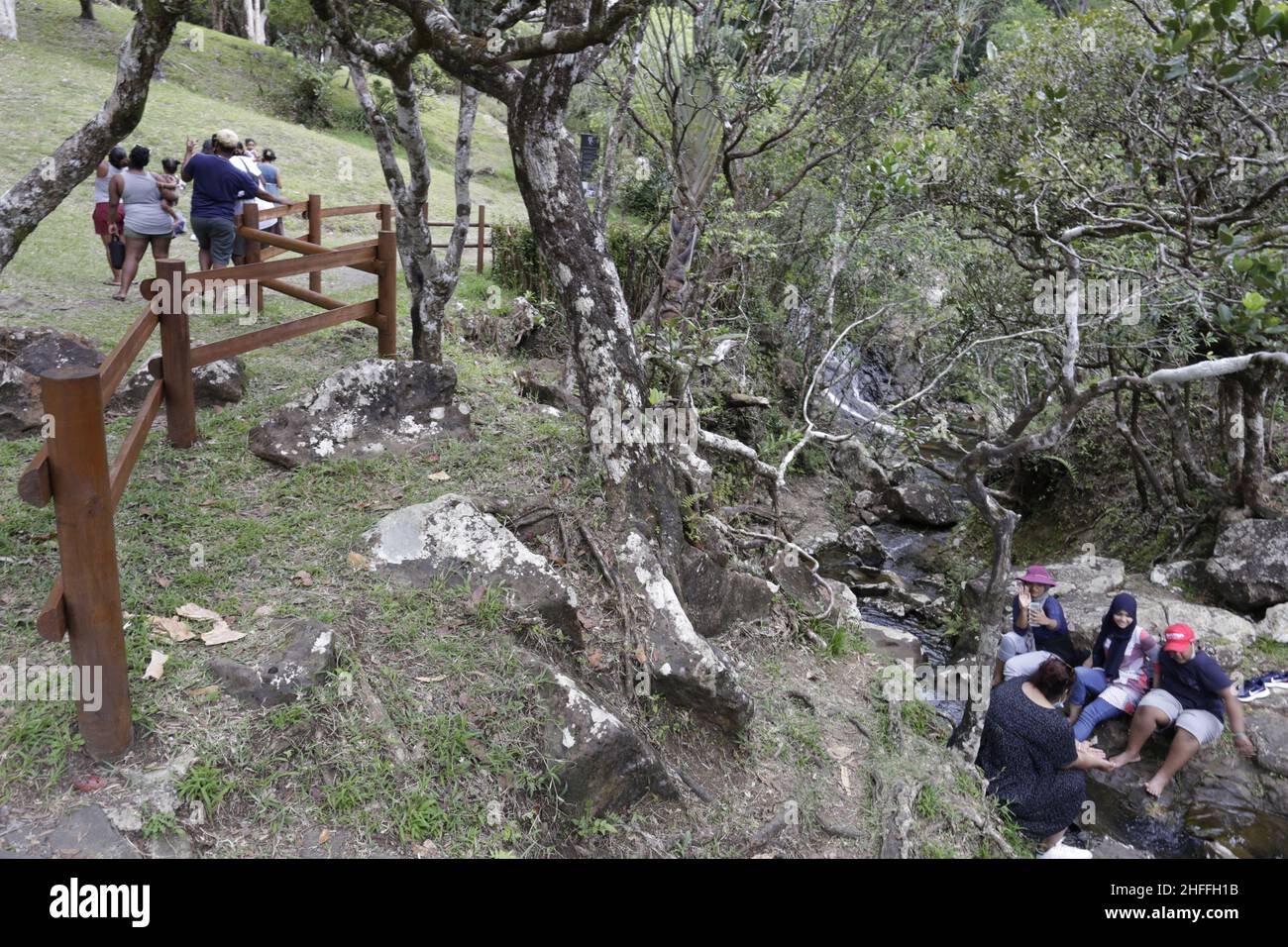Alexandra Falls View Point Stock Photo - Alamy