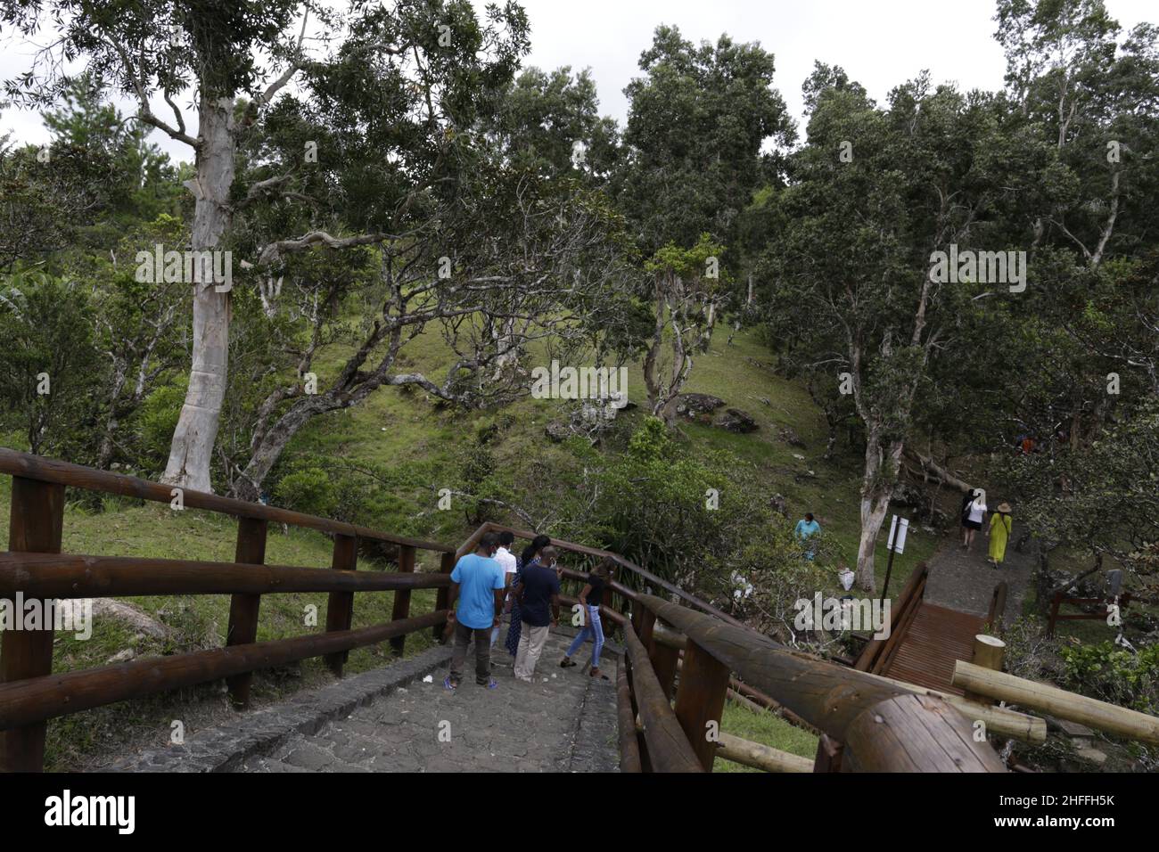 Alexandra Falls View Point Stock Photo - Alamy