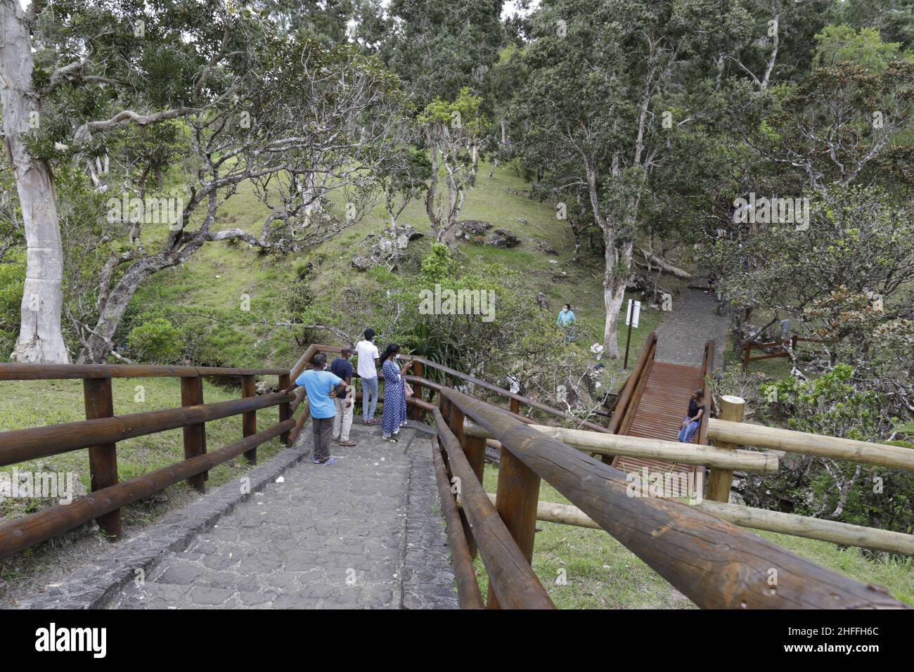 Alexandra Falls View Point Stock Photo - Alamy