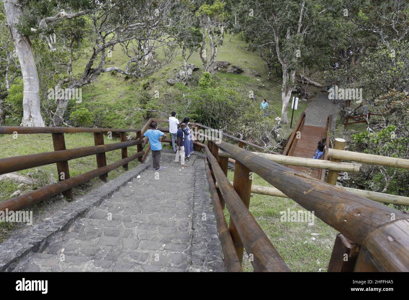 Alexandra Falls View Point Stock Photo - Alamy