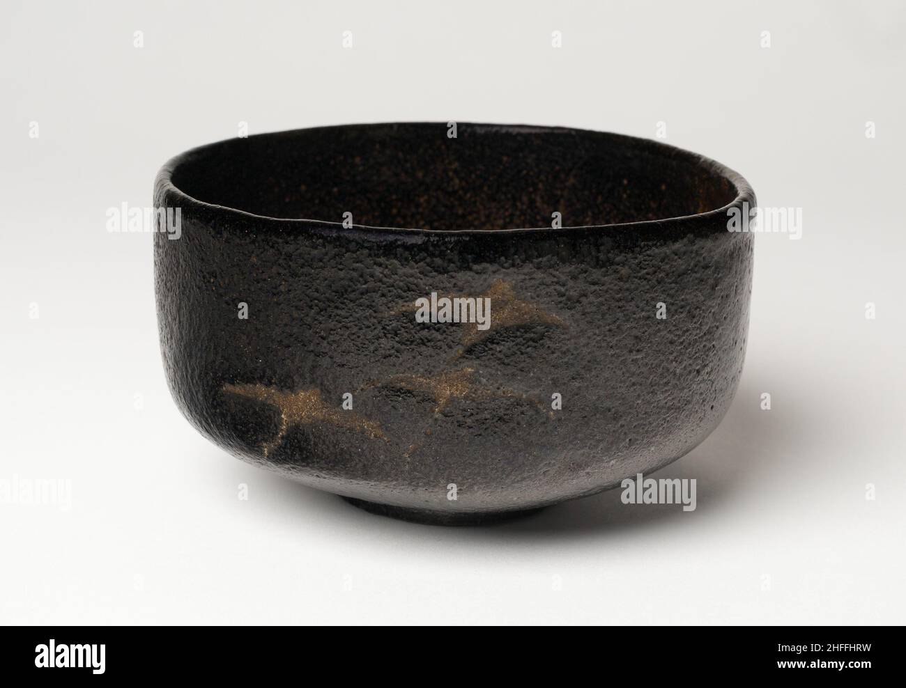 Raku-Ware Tea Bowl with Design of Descending Geese, 18th/19th century ...