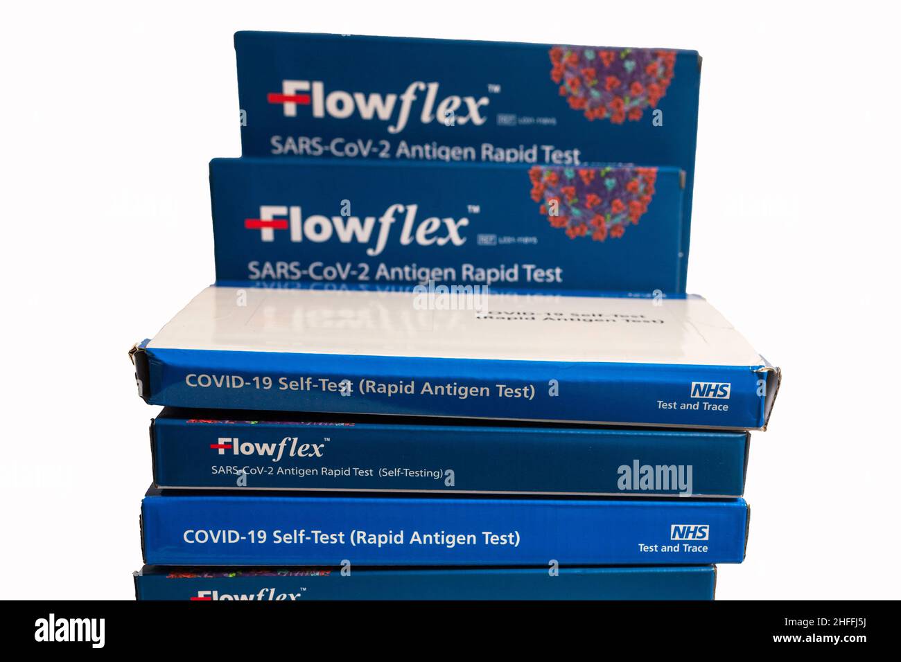Covid-19 Rapid Antigen Lateral Flow tests Stock Photo - Alamy