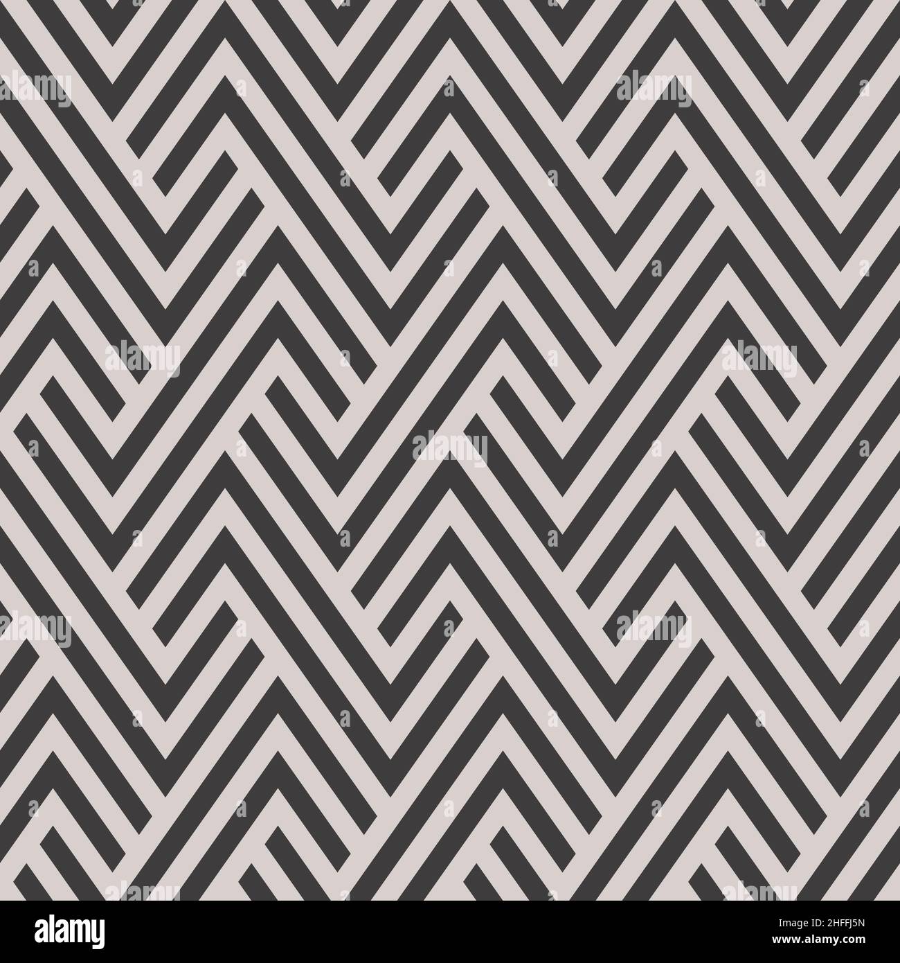Zigzag Lines Geometric Seamless Background in Black and White Color ...