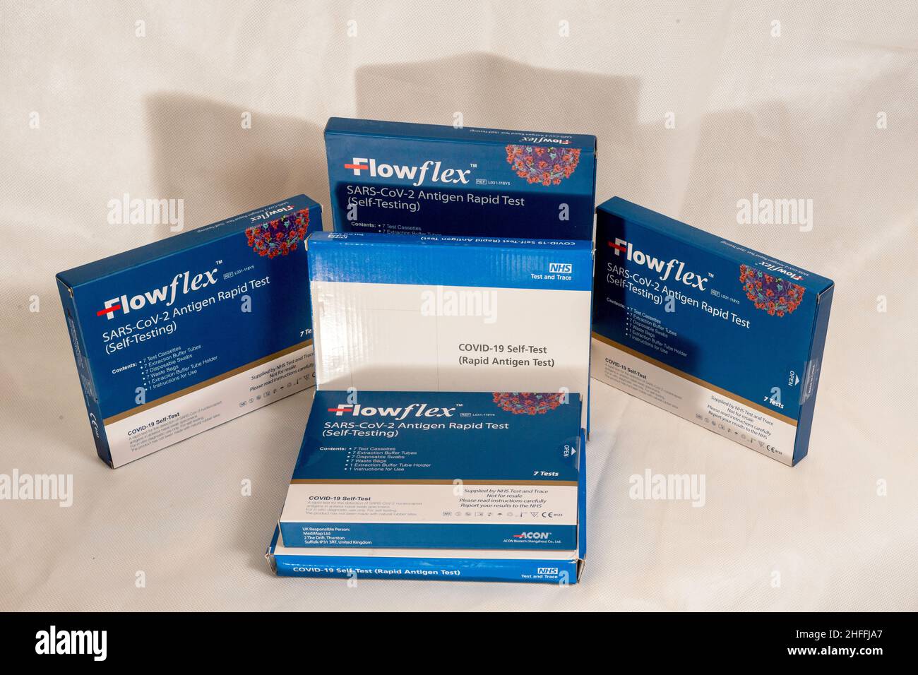 Covid-19 Rapid Antigen Lateral Flow tests Stock Photo - Alamy