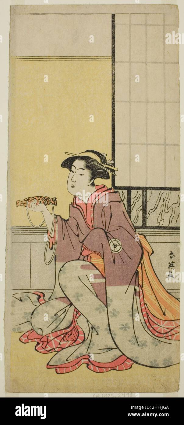 The Actor Iwai Hanshiro IV as Yae (?), in the Play Sugawara Denju ...