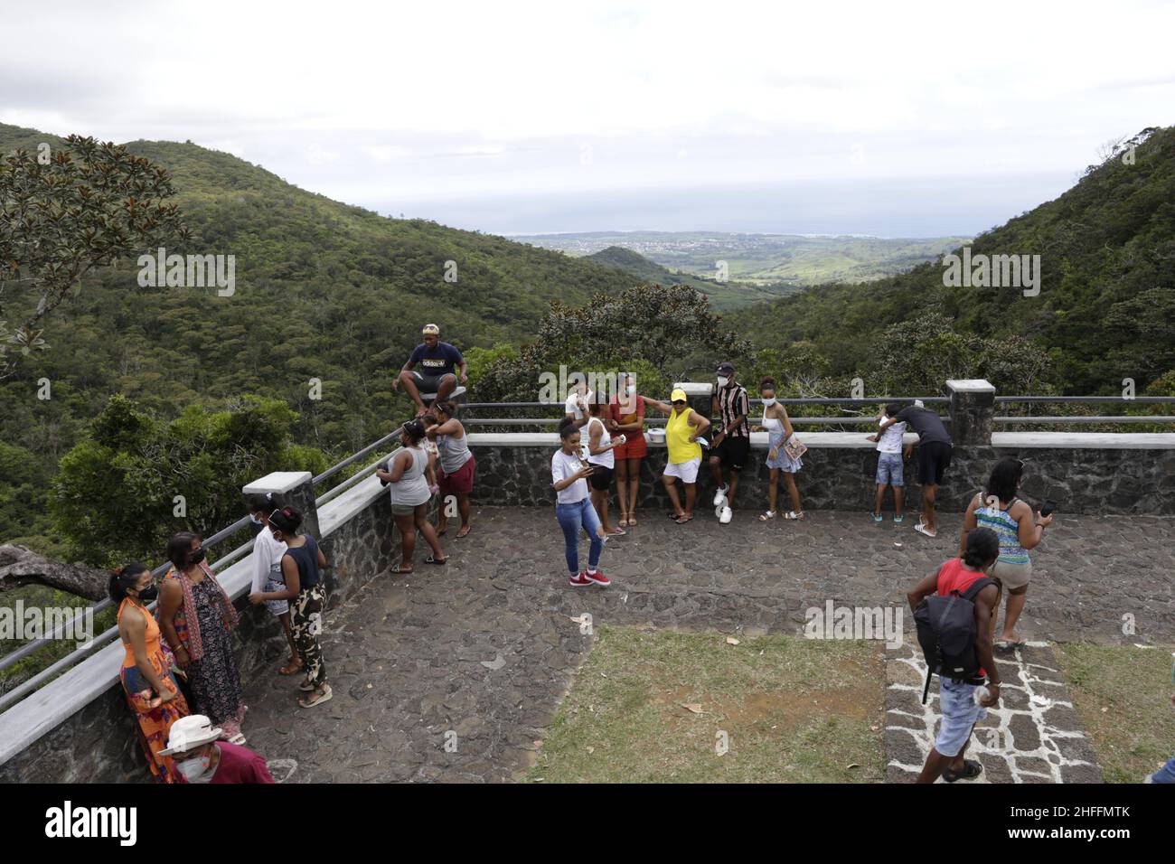 Alexandra Falls View Point Stock Photo - Alamy