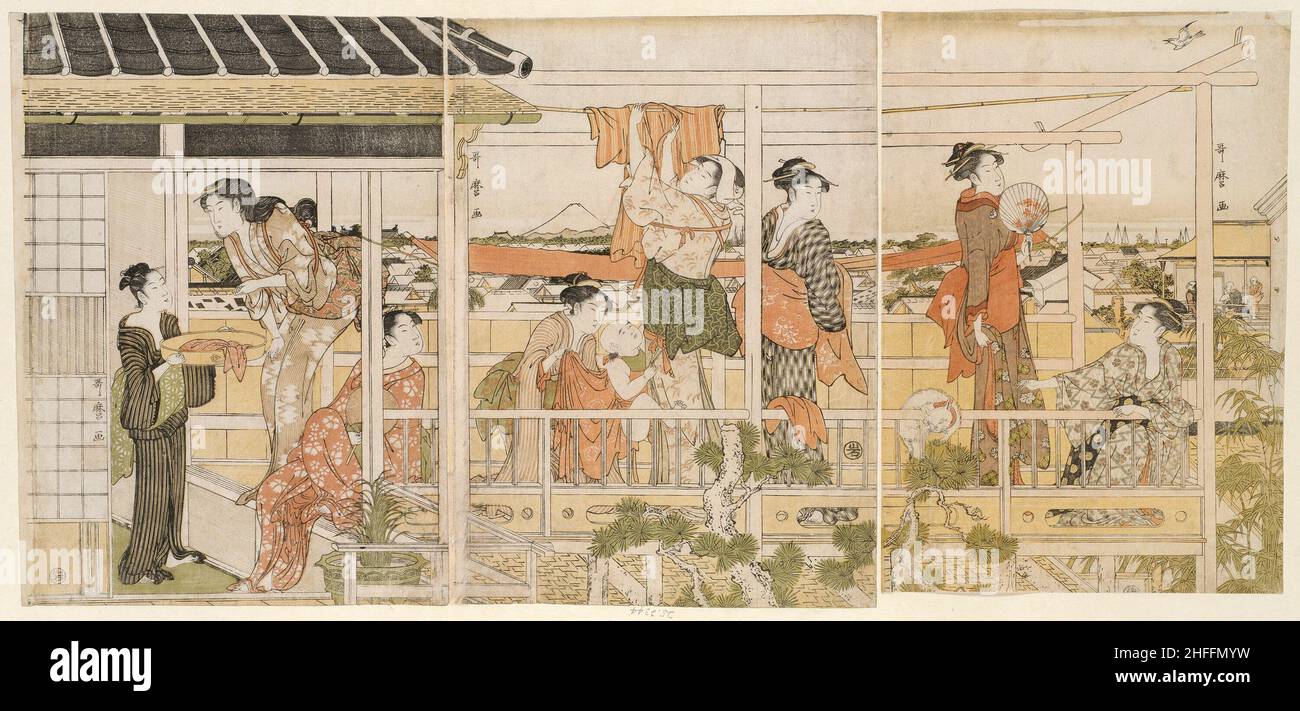 Women washing clothes japan hi-res stock photography and images - Alamy