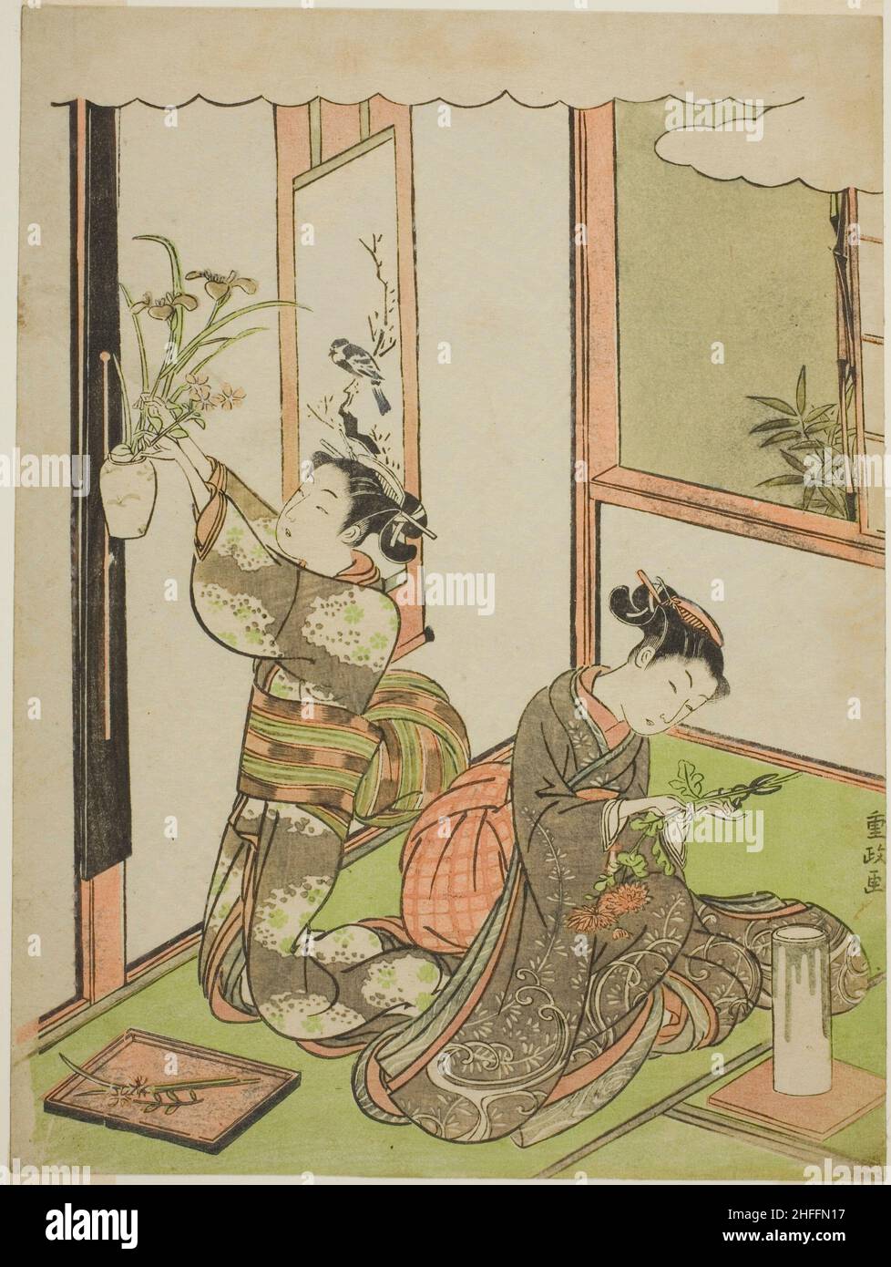 Japanese flower arrangement school hi-res stock photography and images ...