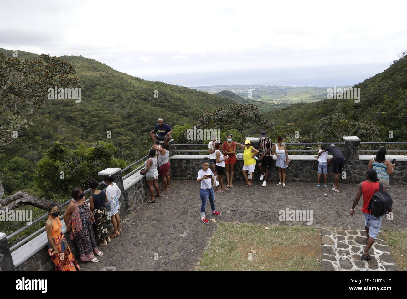 Alexandra Falls View Point Stock Photo - Alamy