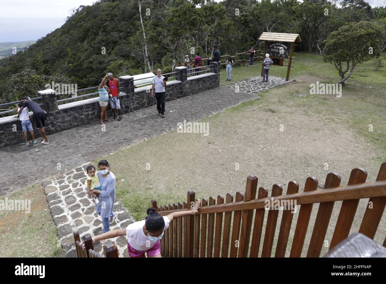 Alexandra Falls View Point Stock Photo - Alamy