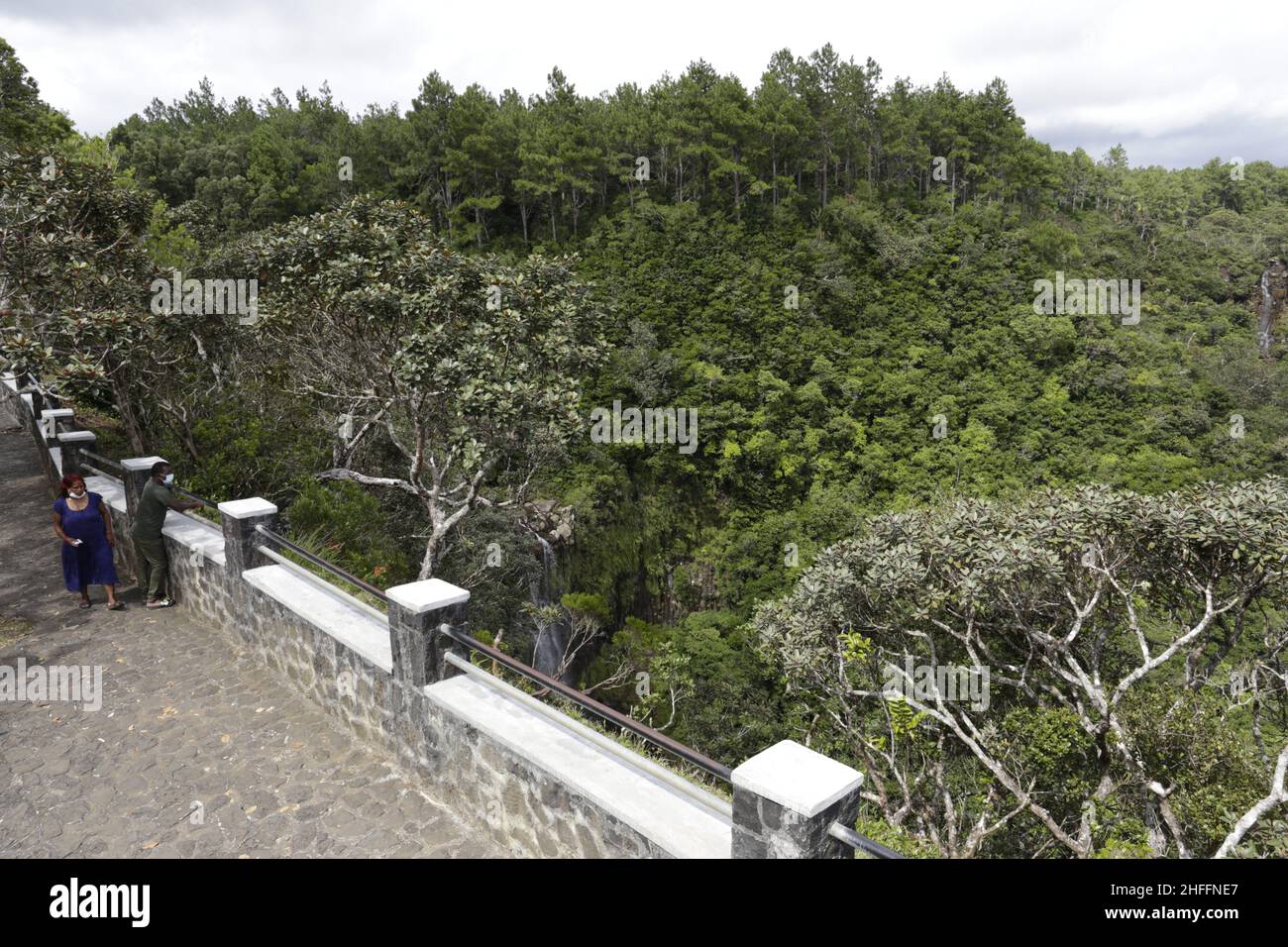 Alexandra Falls View Point Stock Photo - Alamy