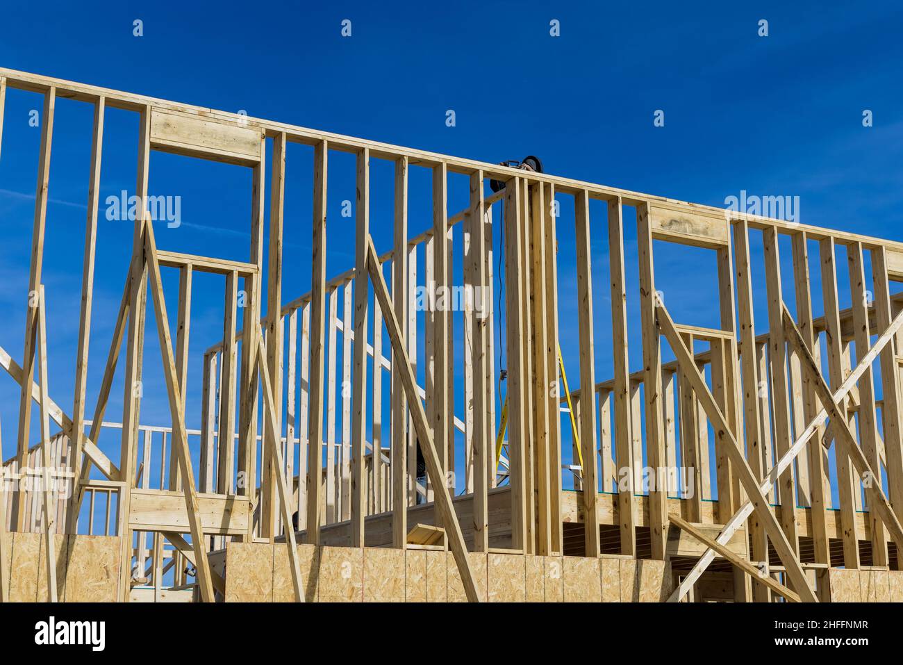 Timber framing wall hi-res stock photography and images - Alamy