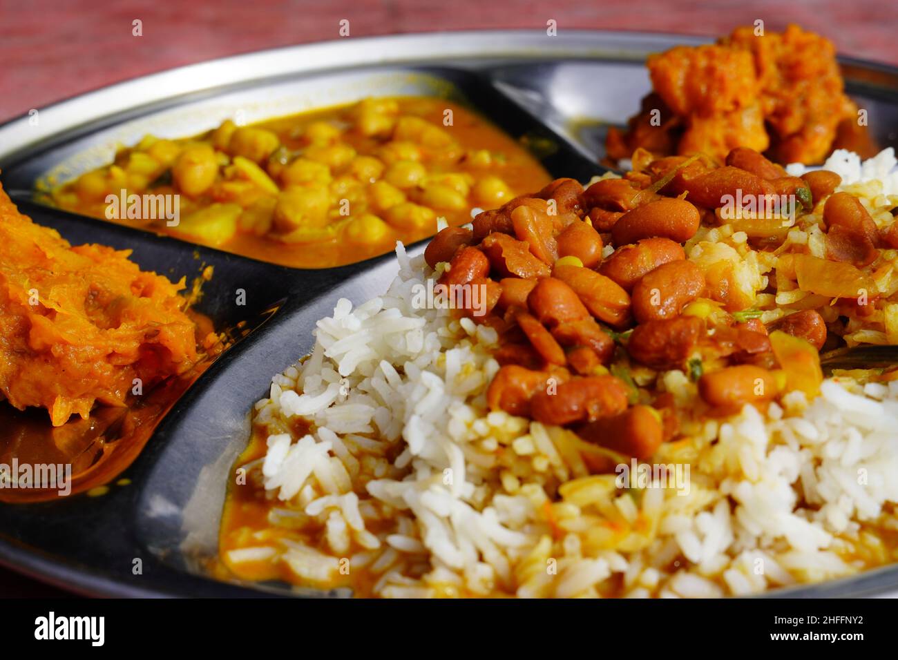 Indian thali fruit and vegetables High Resolution Stock Photography and ...
