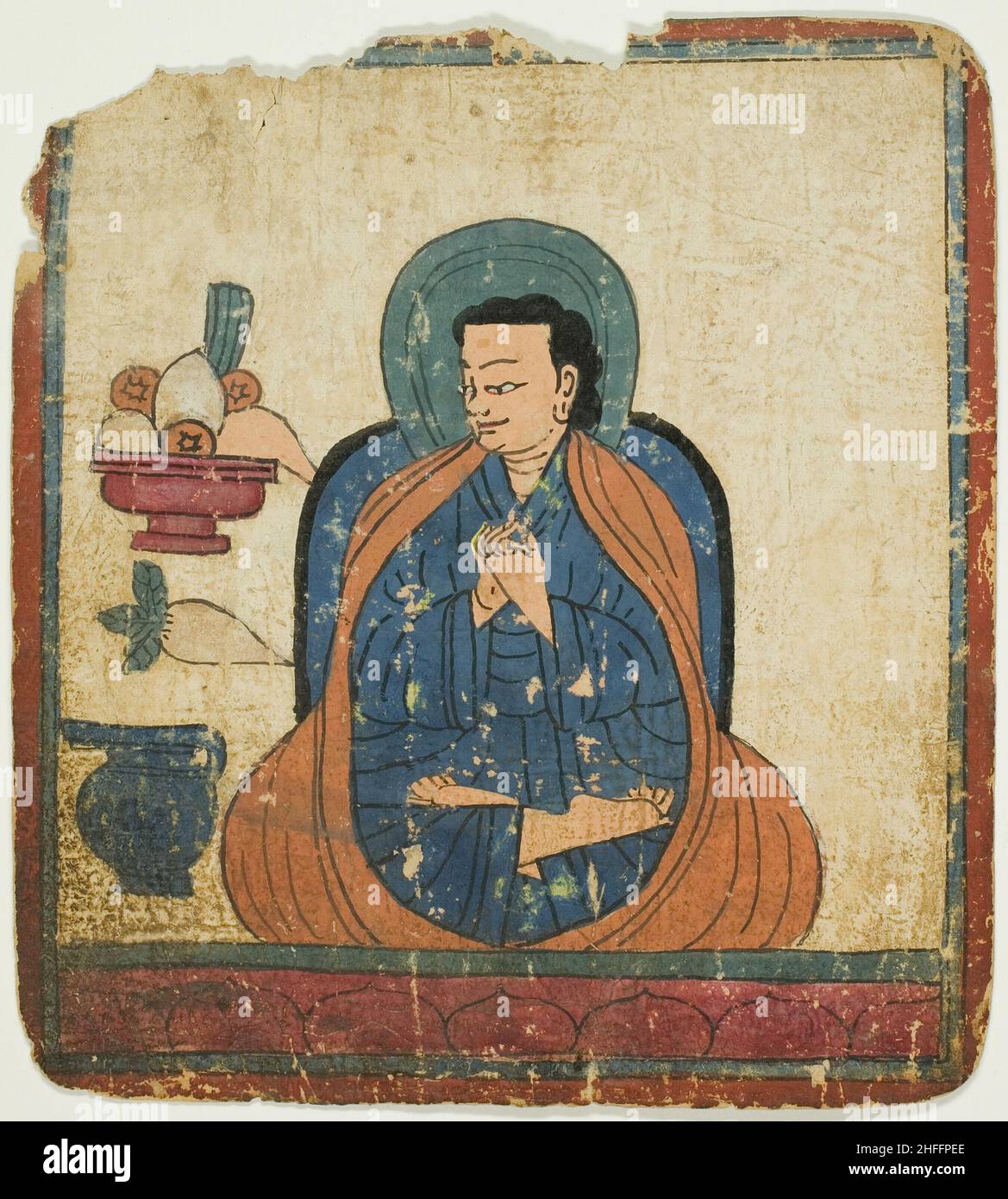 Image from a Set of Initiation Cards (Tsakali), 14th/15th century Stock ...