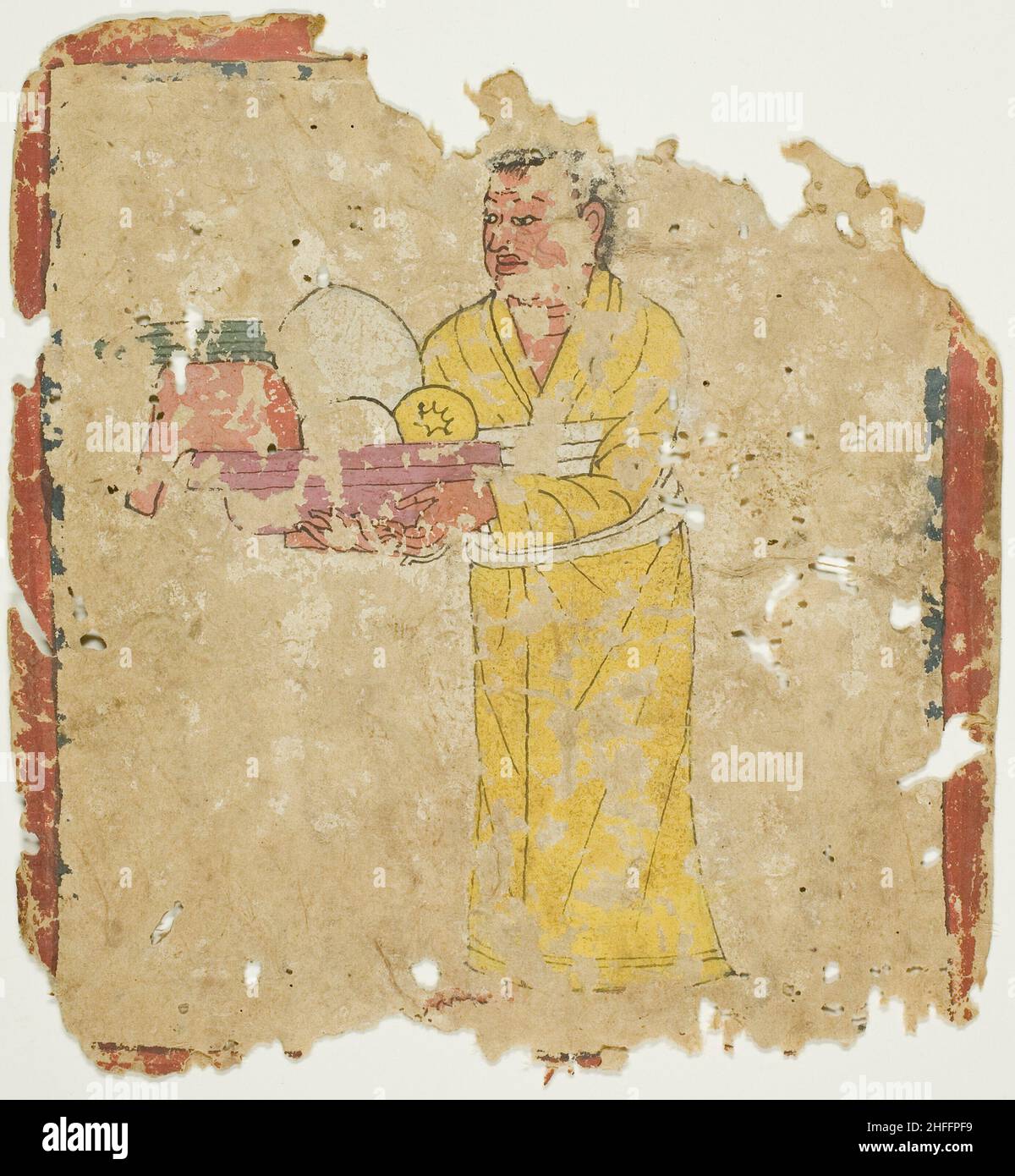 Image from a Set of Initiation Cards (Tsakali), 14th/15th century Stock ...