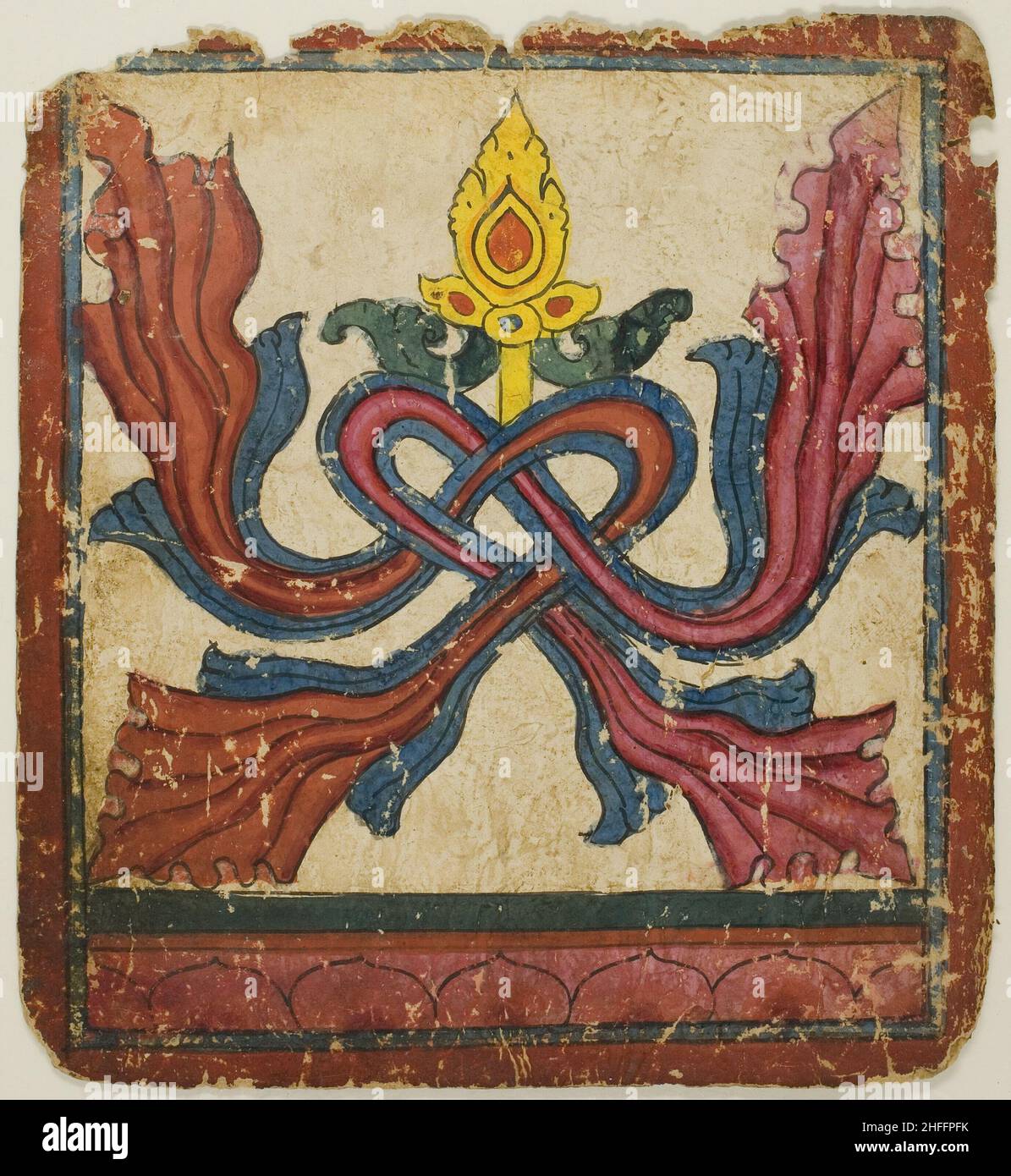 Image from a Set of Initiation Cards (Tsakali), 14th/15th century Stock ...