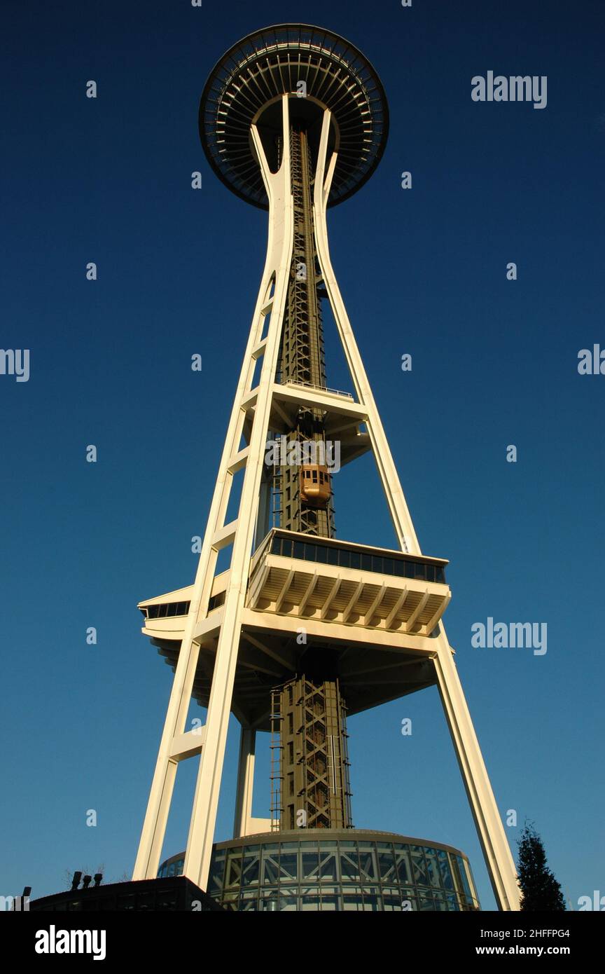 Seattle, WA Sites and Landmarks, Space Needle Stock Photo - Alamy