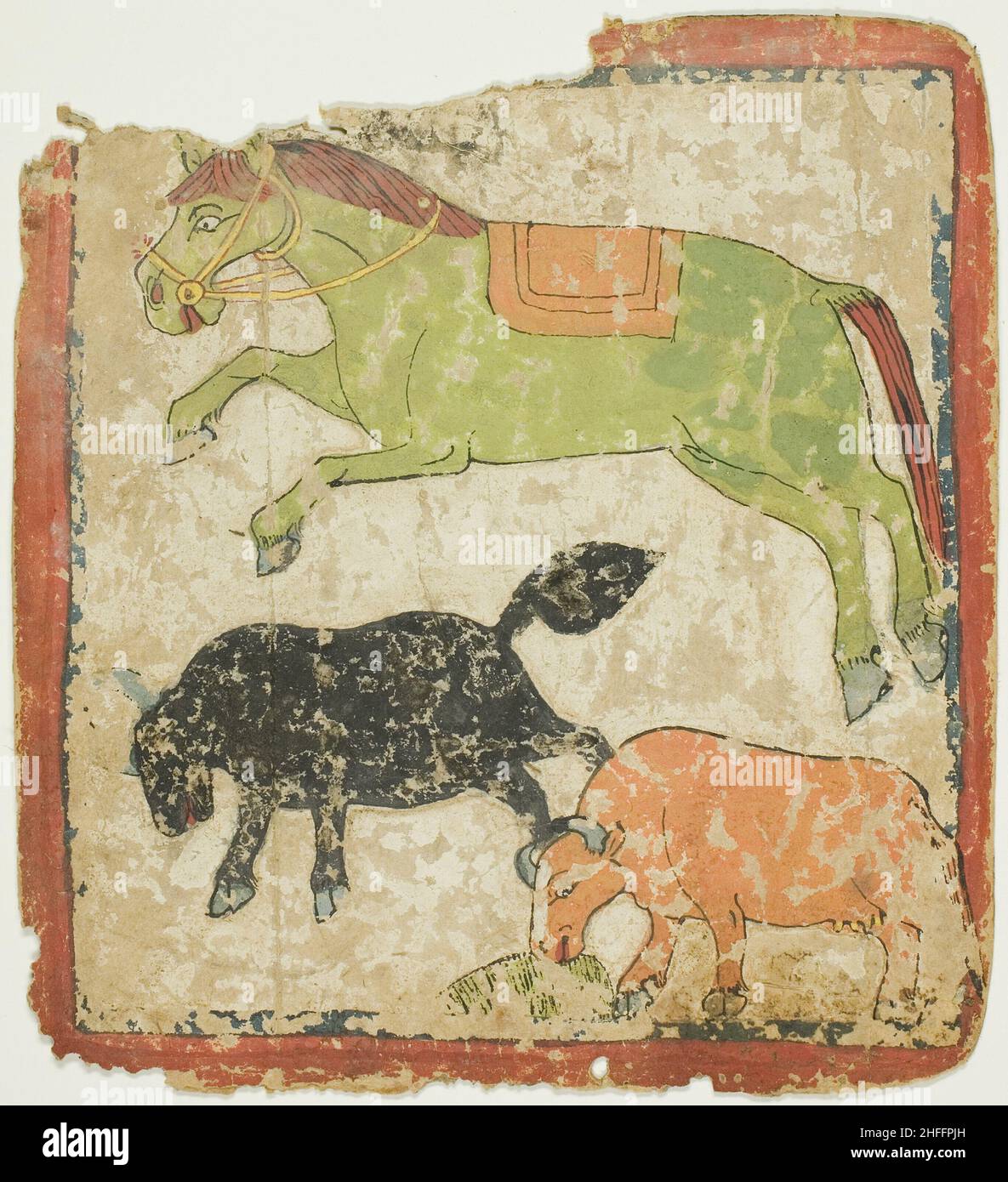 Image from a Set of Initiation Cards (Tsakali), 14th/15th century Stock ...