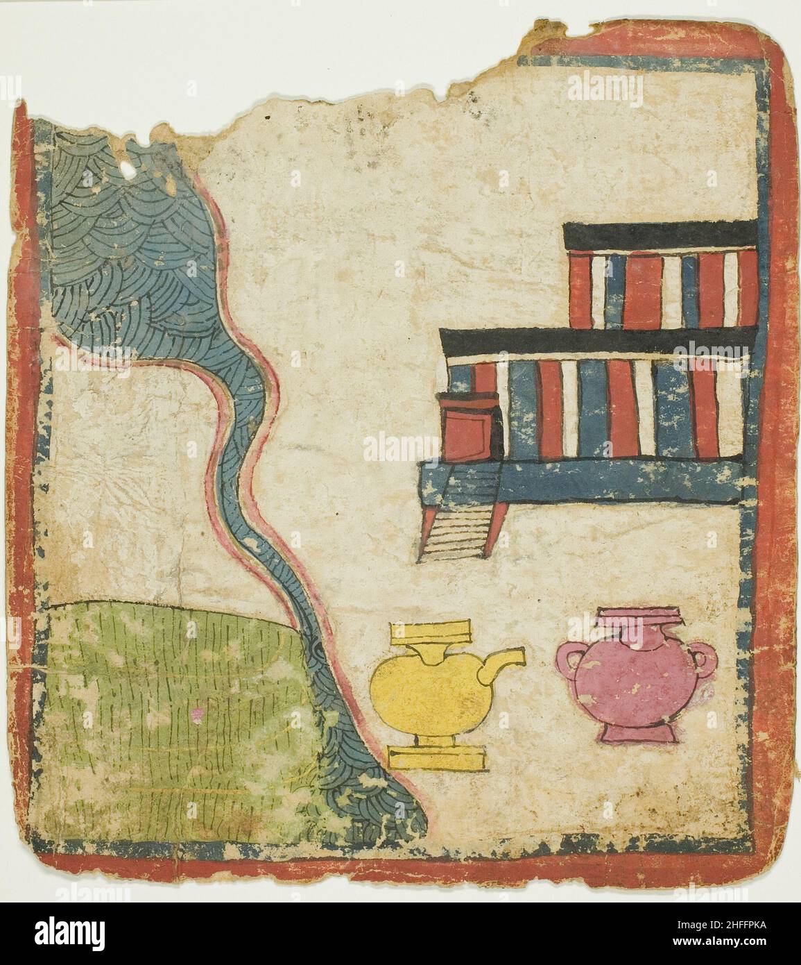 Image from a Set of Initiation Cards (Tsakali), 14th/15th century Stock ...