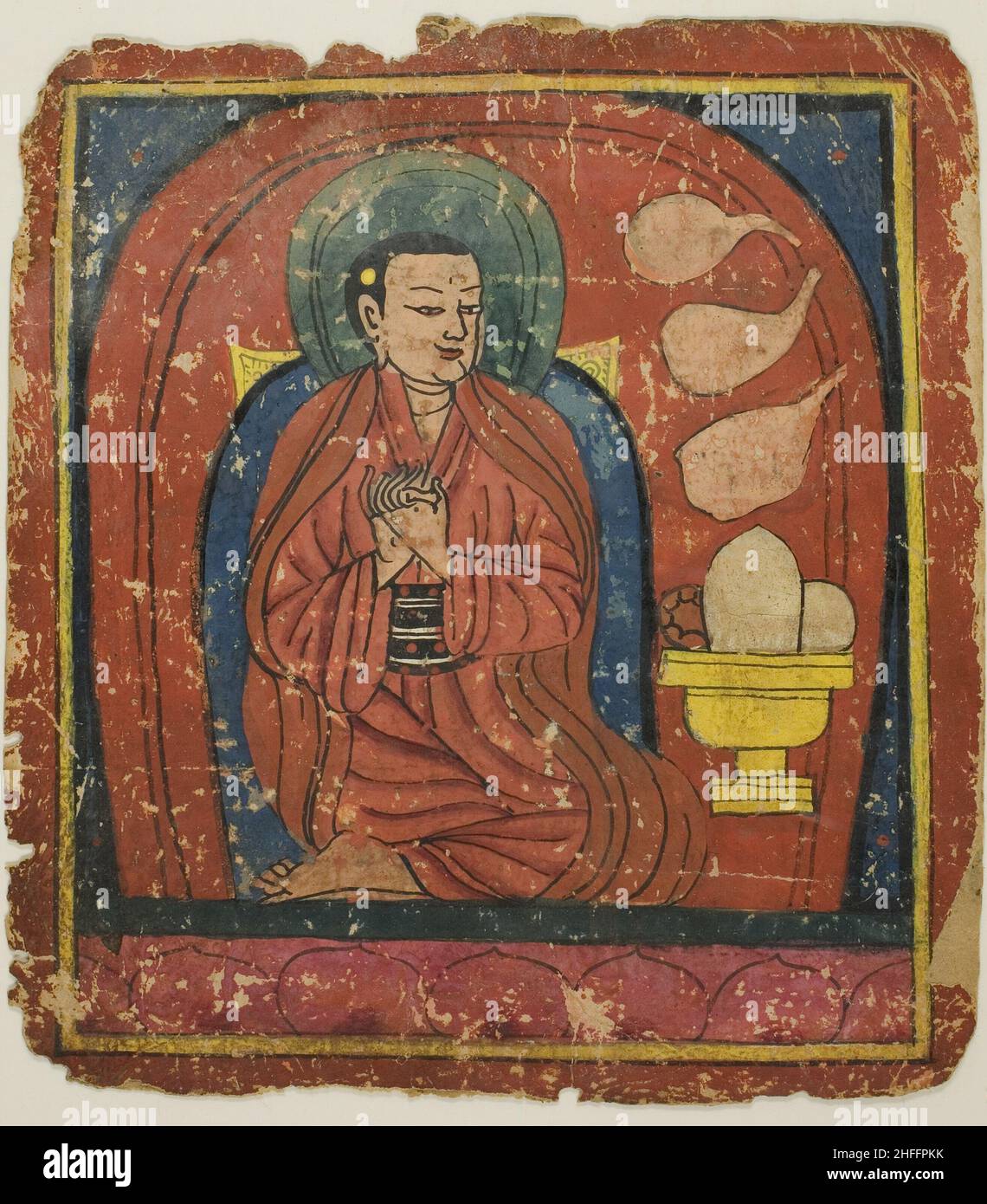 Image from a Set of Initiation Cards (Tsakali), 14th/15th century Stock ...