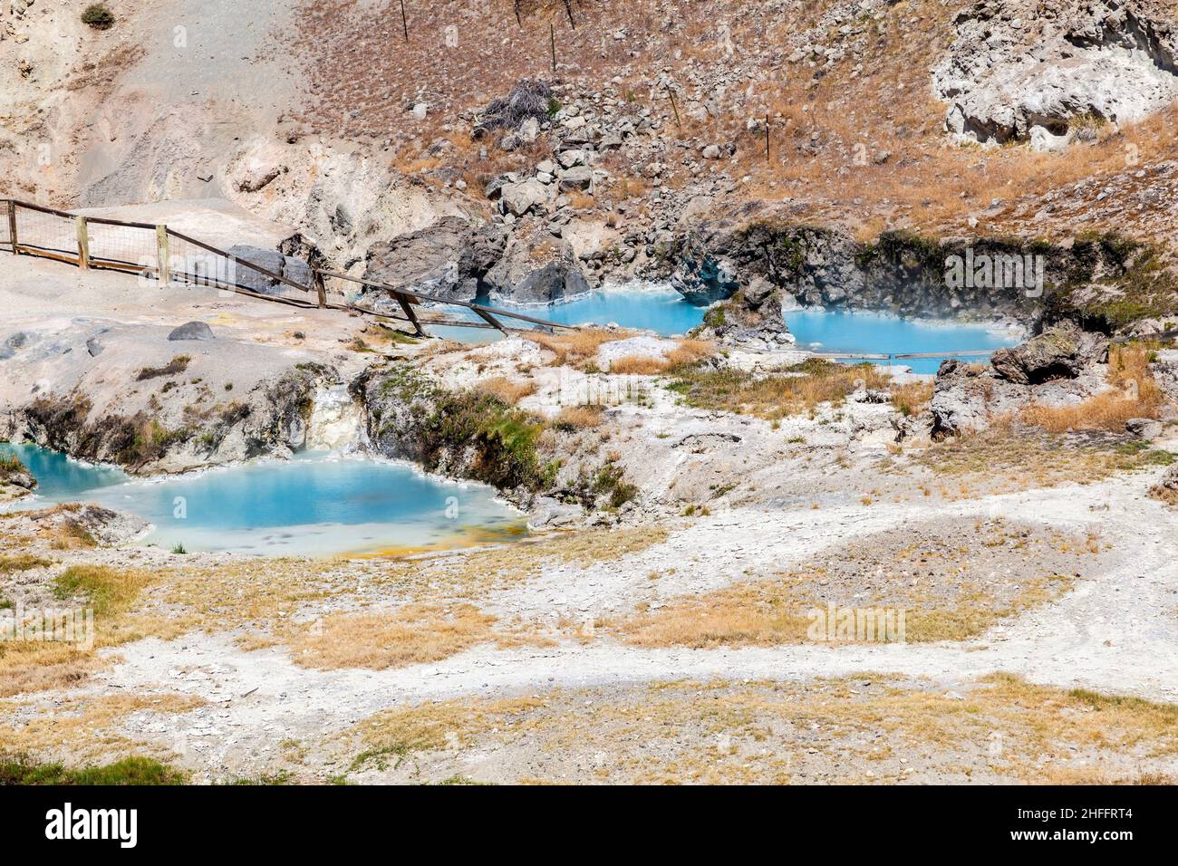 hot springs at hot creek geological site near mammoth Stock Photo - Alamy