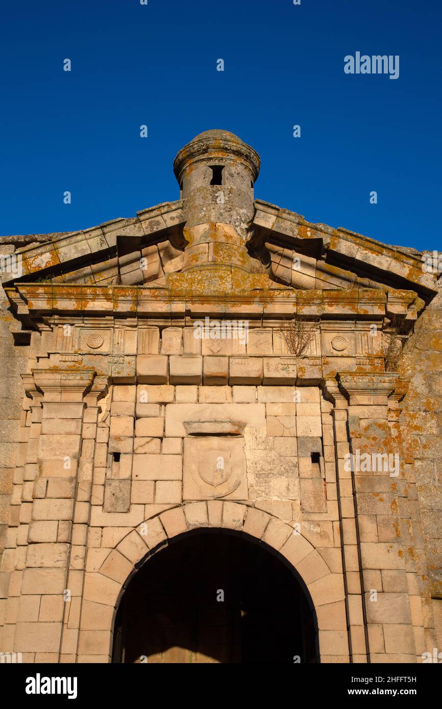 Entrance at Fort Gate, Almeida, Portugal Stock Photo - Alamy