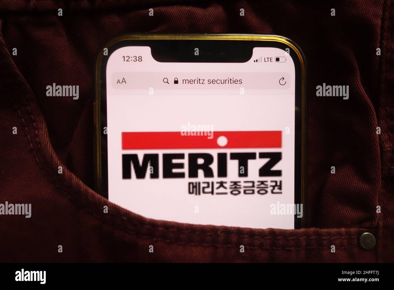 KONSKIE, POLAND - January 15, 2022: Meritz Securities Co Ltd logo ...