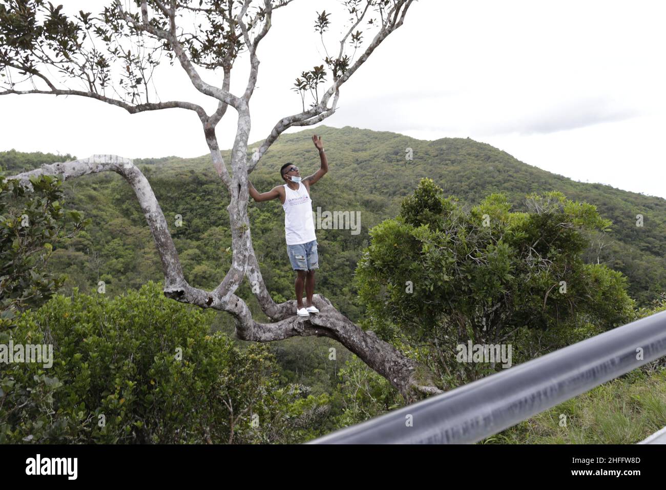 Alexandra Falls View Point Stock Photo - Alamy