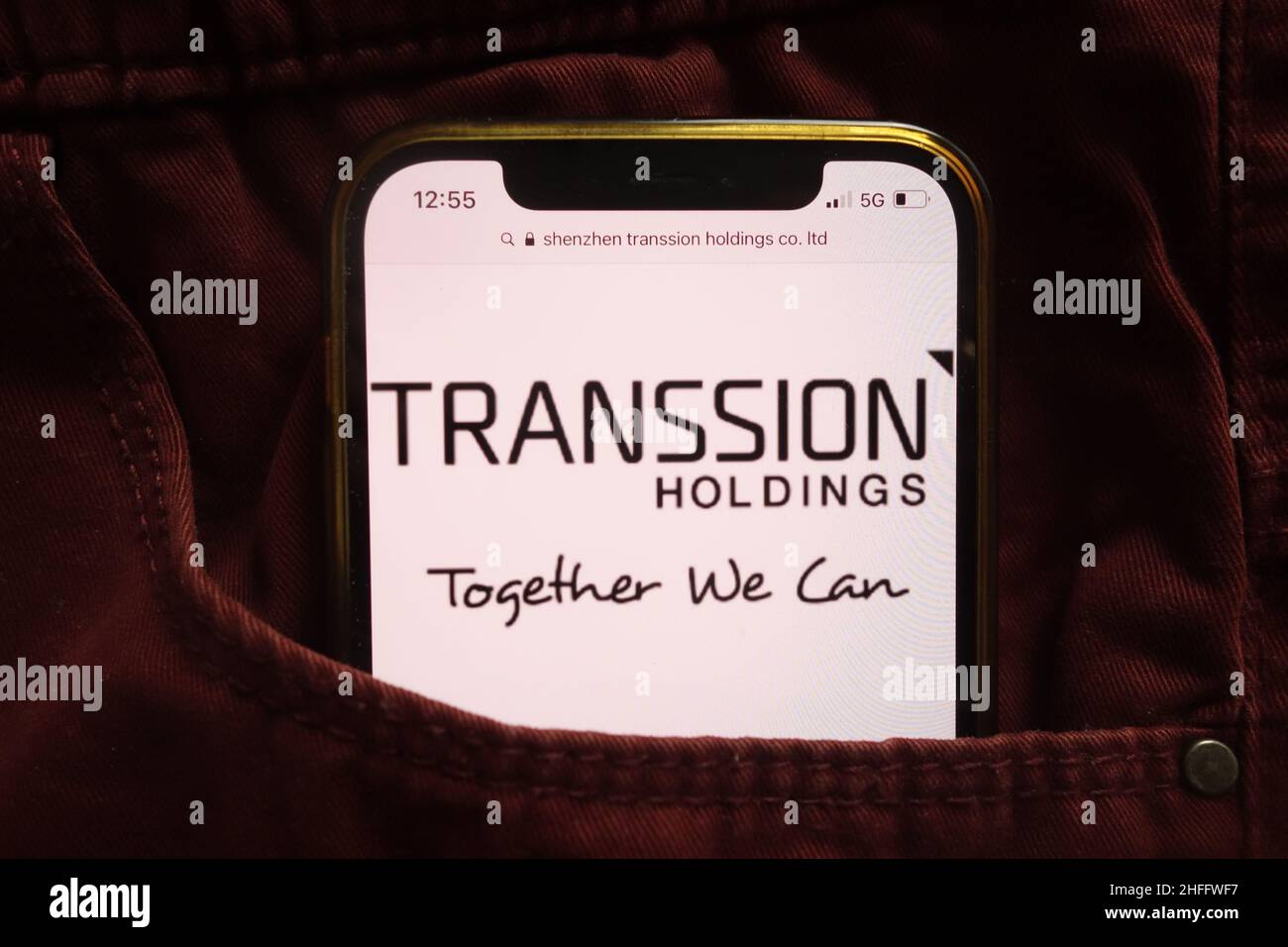 KONSKIE, POLAND - January 15, 2022: Shenzhen Transsion Holdings Co Ltd ...