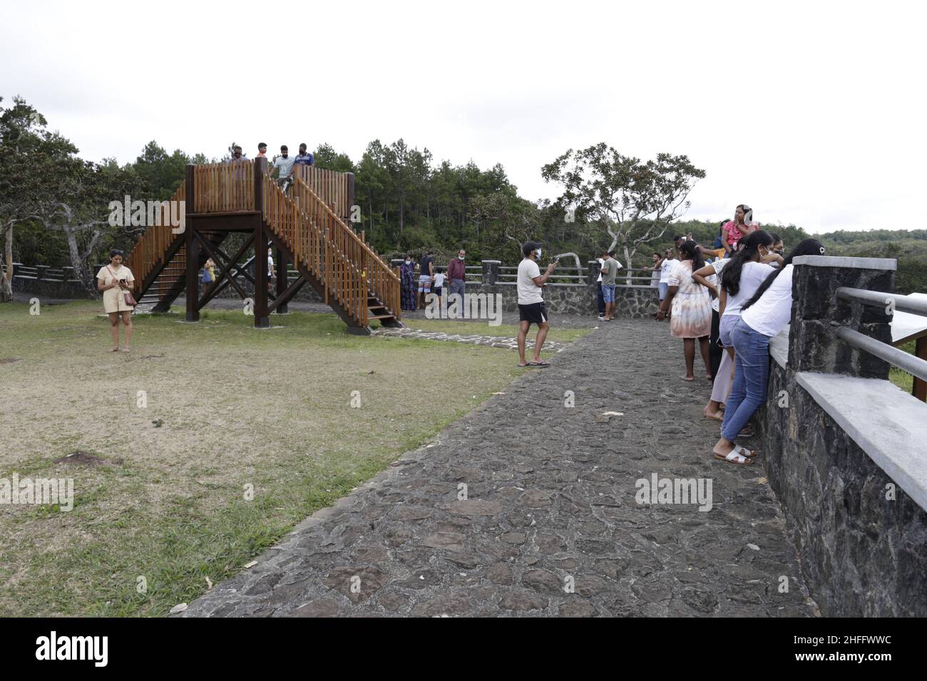 Alexandra Falls View Point Stock Photo - Alamy