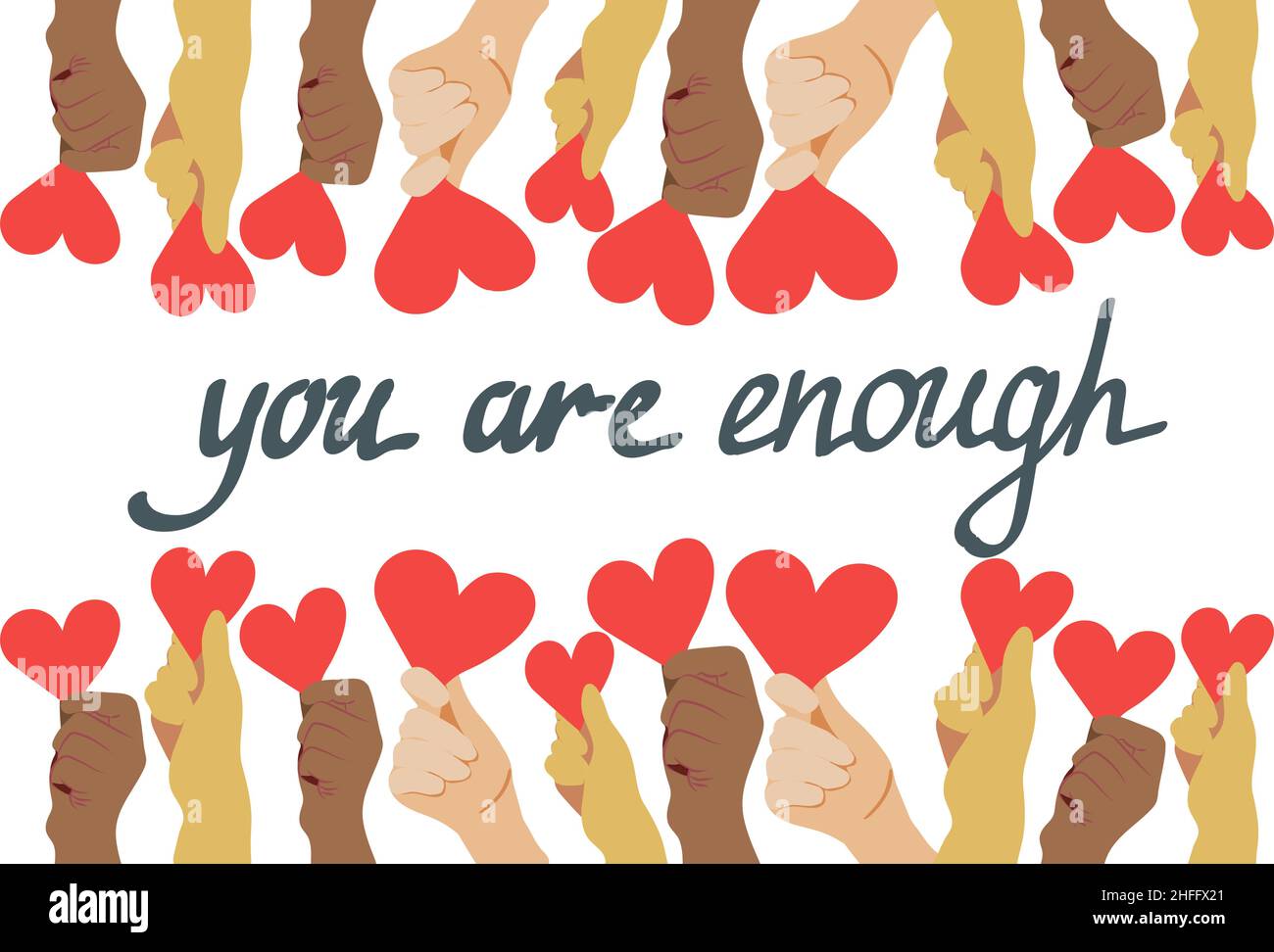 Valentine's Day template of hand-drawn doodle-style elements. Freedom ...