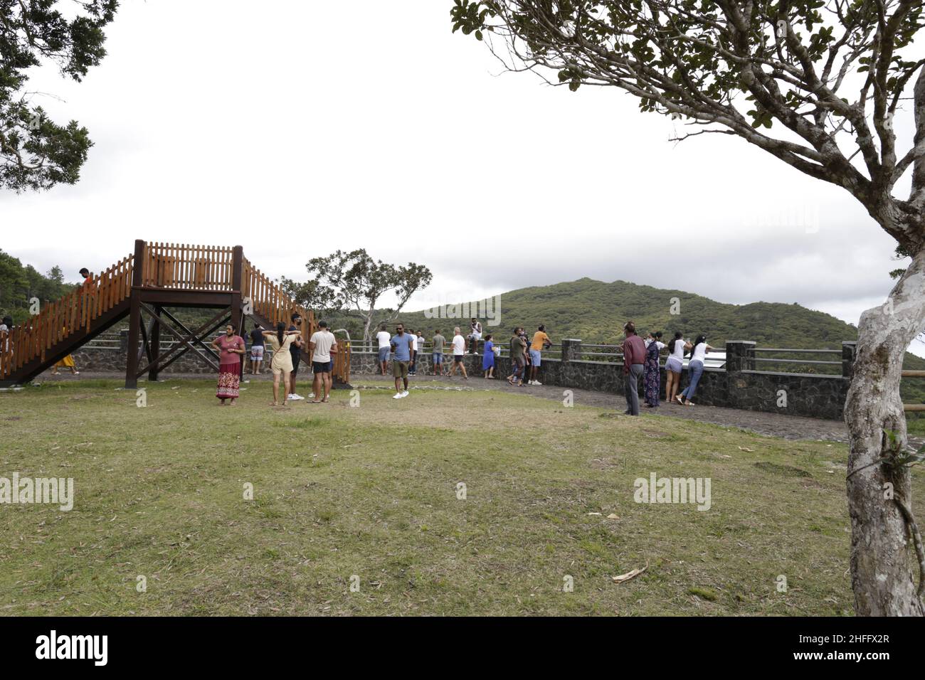 Alexandra Falls View Point Stock Photo - Alamy