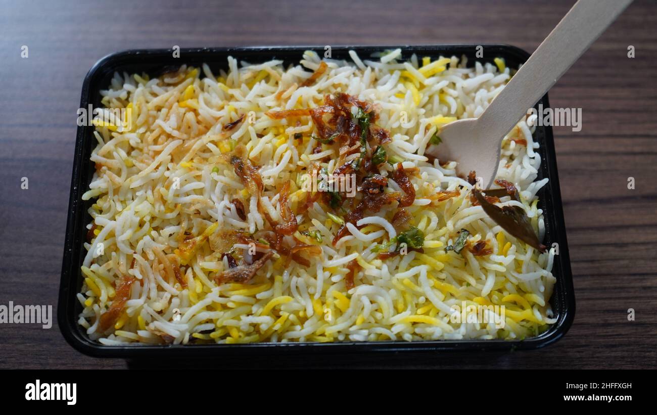 Hyderabadi chicken biryani dum biryani hi-res stock photography and ...