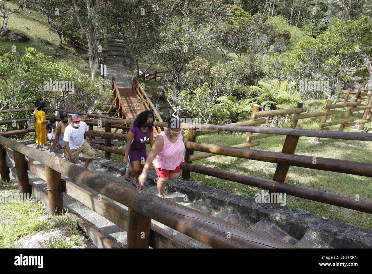 Alexandra Falls View Point Stock Photo - Alamy