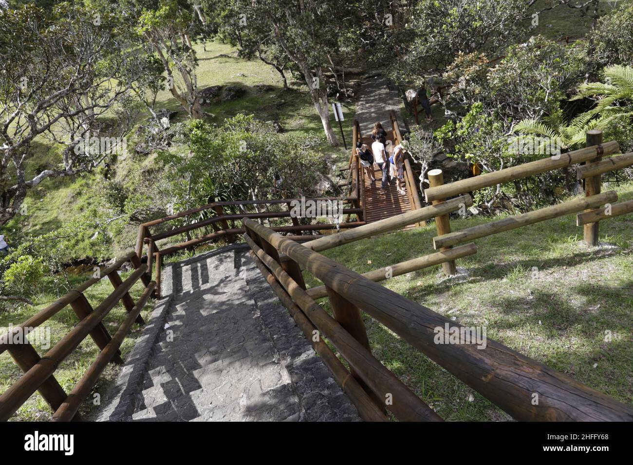 Alexandra Falls View Point Stock Photo - Alamy
