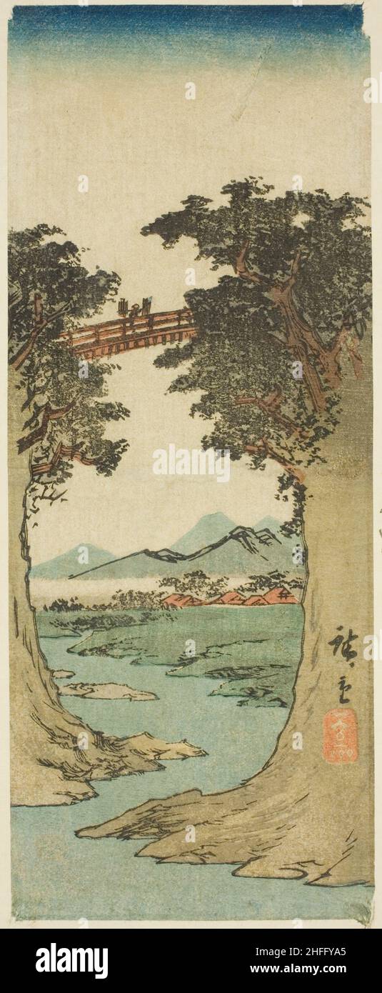 Monkey Bridge, c. 1840/42 Stock Photo - Alamy