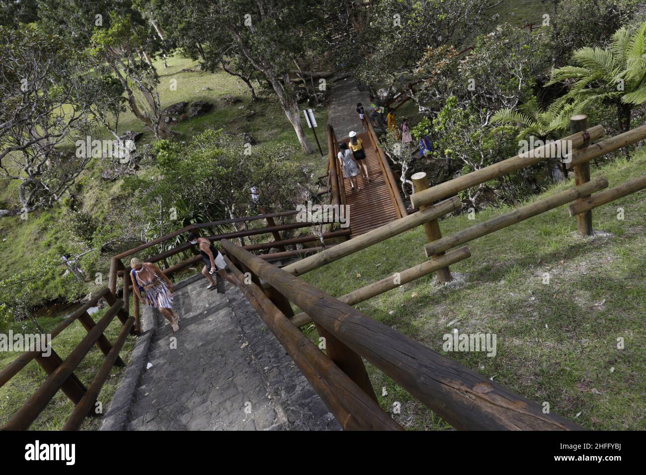 Alexandra Falls View Point Stock Photo - Alamy