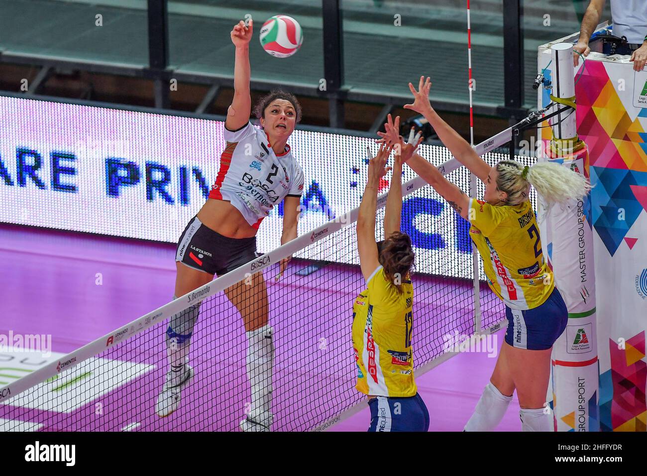 Pala Ubi Banca, Cuneo, Italy, January 16, 2022, Degradi Alice (Bosca ...