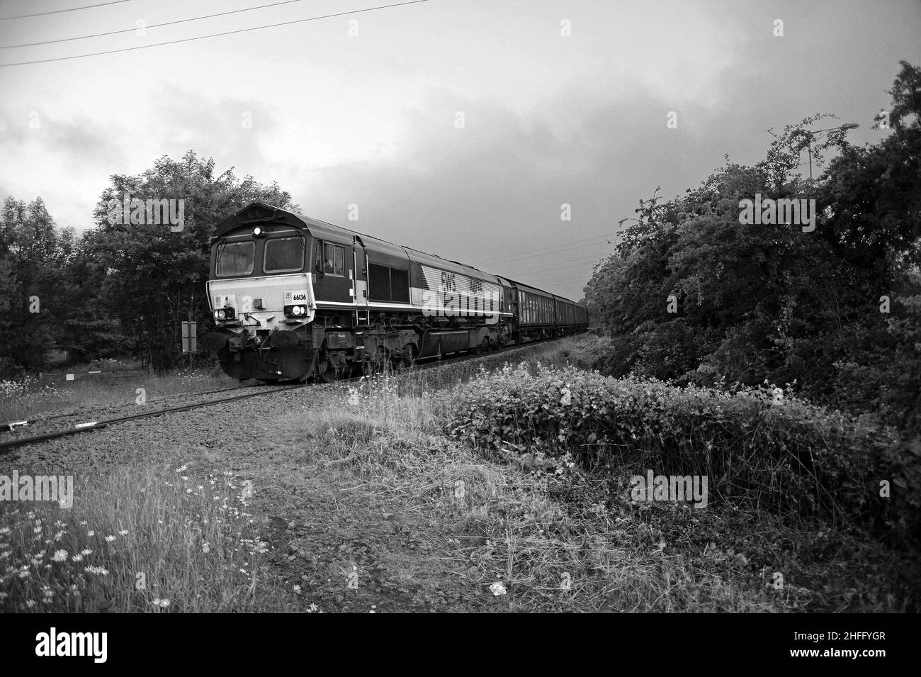 Diesel train motor Black and White Stock Photos & Images - Alamy