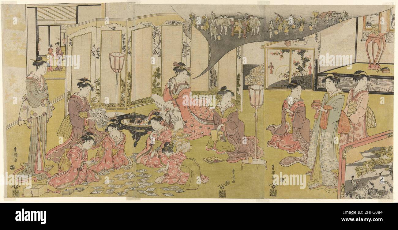 Card game 18th century hi-res stock photography and images - Alamy