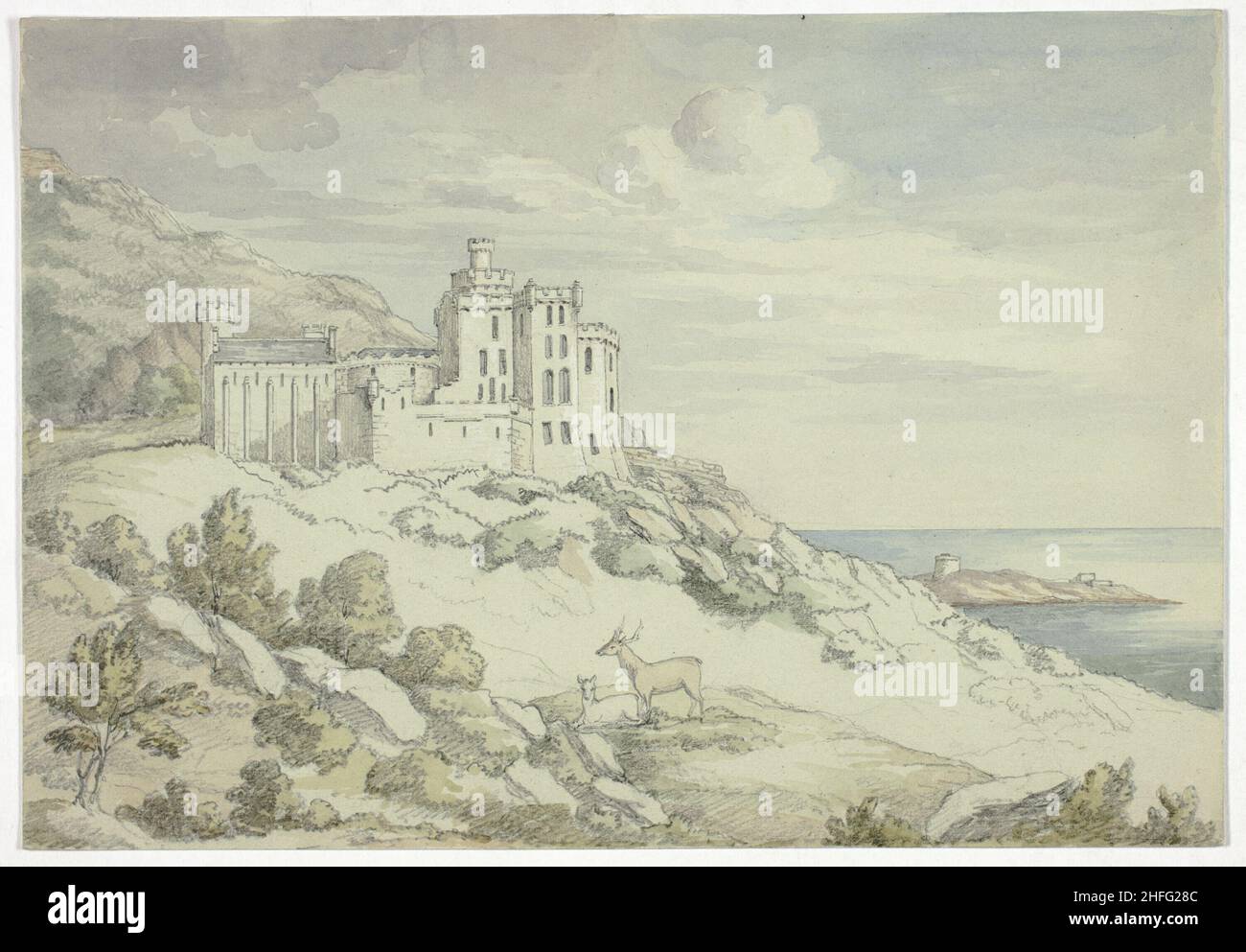 Victoria Castle, 1843 Stock Photo - Alamy